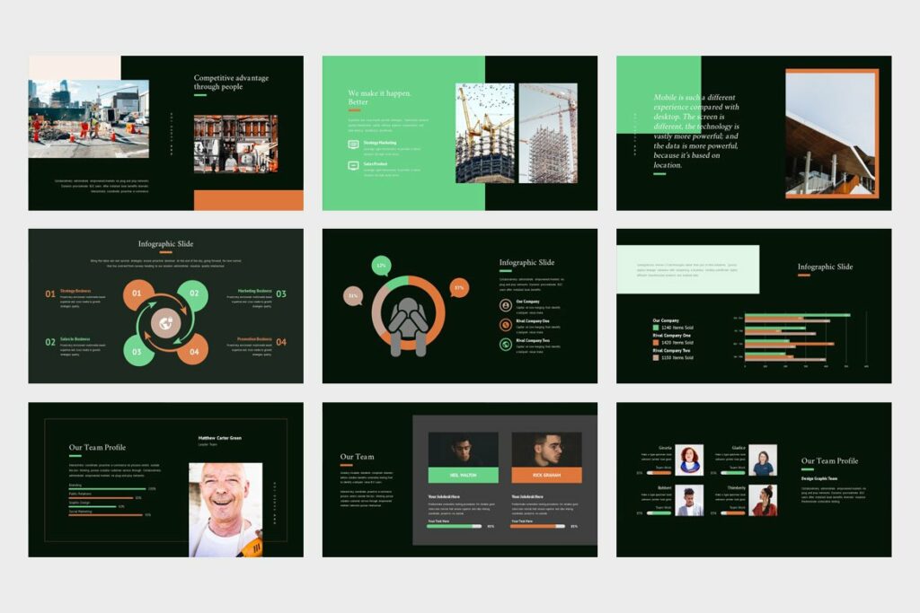 Kumeo: Construction Powerpoint – MasterBundles