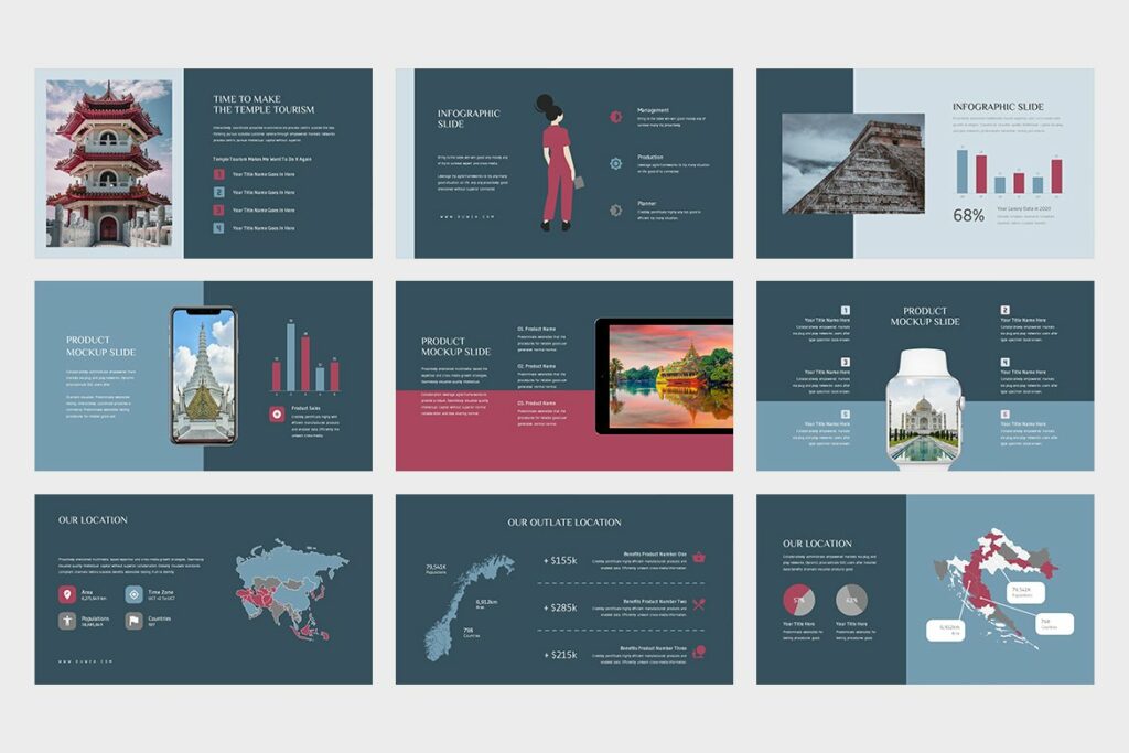 Duwea: Temple Tourism Powerpoint – MasterBundles