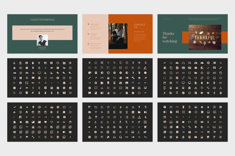 Jeroa: Fall Lookbook Powerpoint Template – MasterBundles