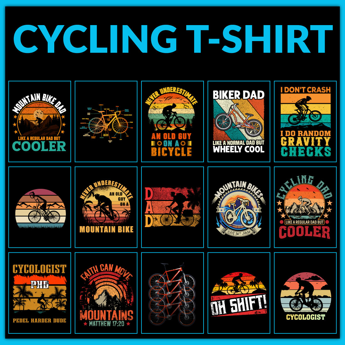 Cycling T-Shirt Design - MasterBundles