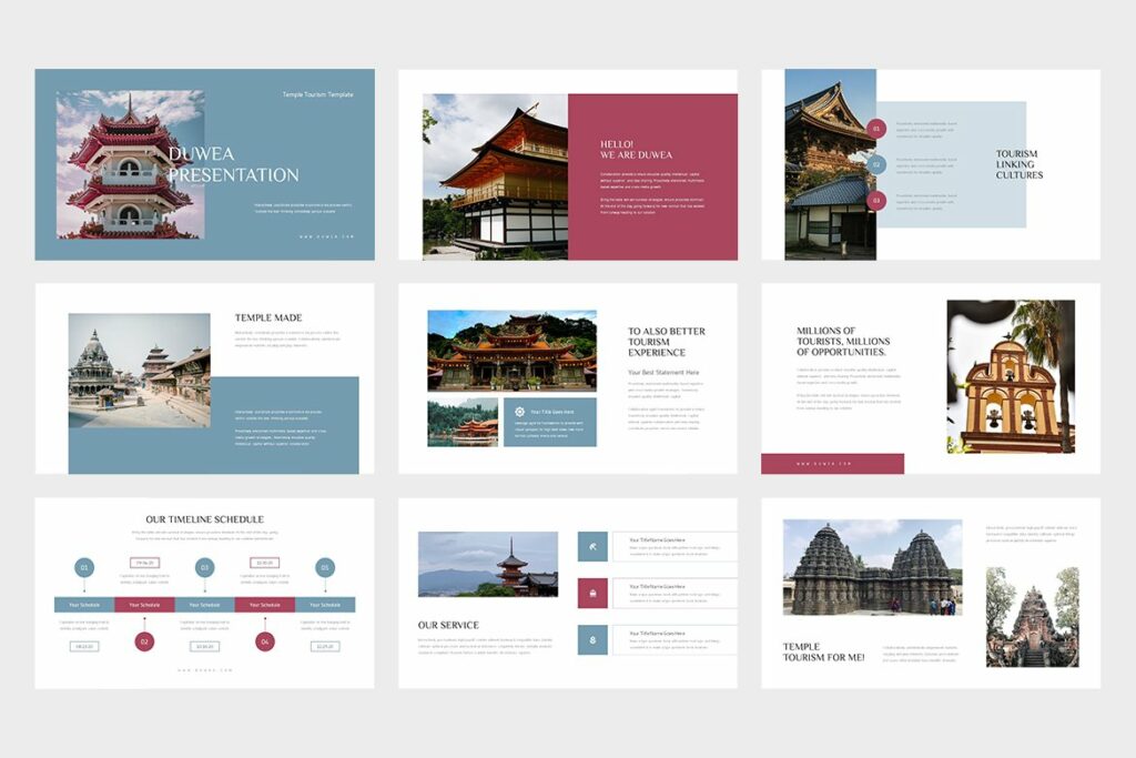 Duwea: Temple Tourism Powerpoint – MasterBundles