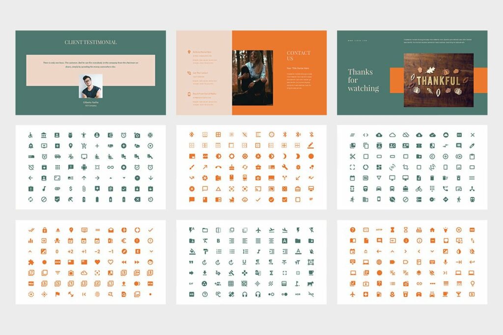 Jeroa: Fall Lookbook Powerpoint Template – MasterBundles