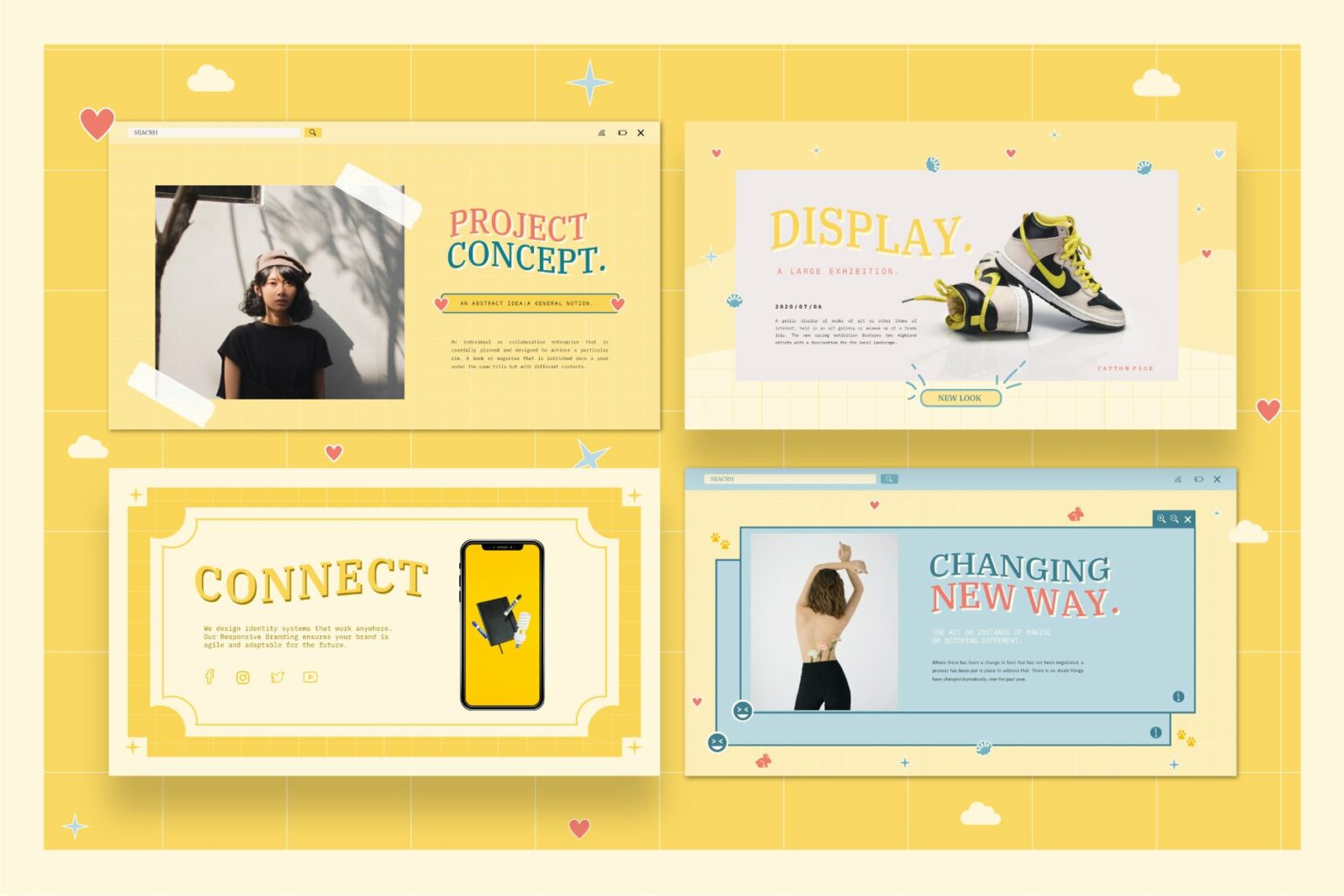 Catton Cute Pastel Powerpoint – MasterBundles