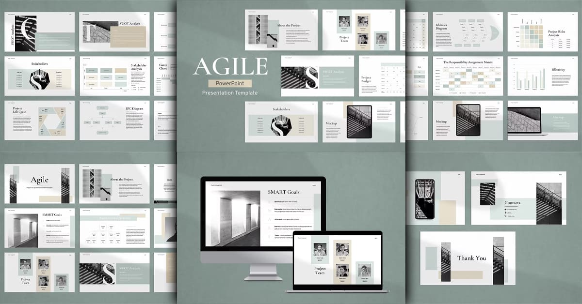 Project Management PowerPoint Presentation Template – MasterBundles