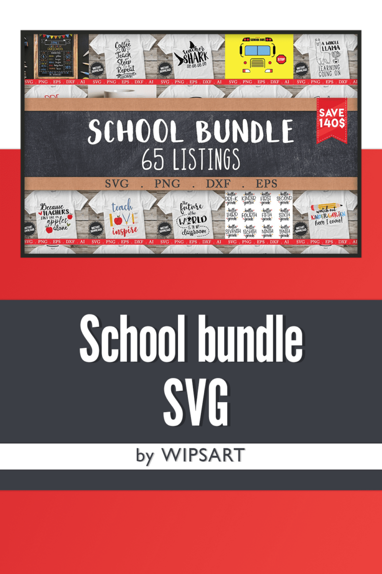 School Bundle SVG, First Day of School SVG, Back to School – MasterBundles