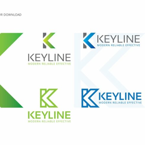 Keyline Letter K Logo Template | Master Bundles
