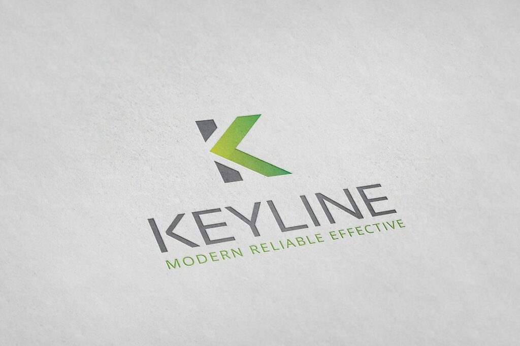 Keyline Letter K Logo Template – MasterBundles