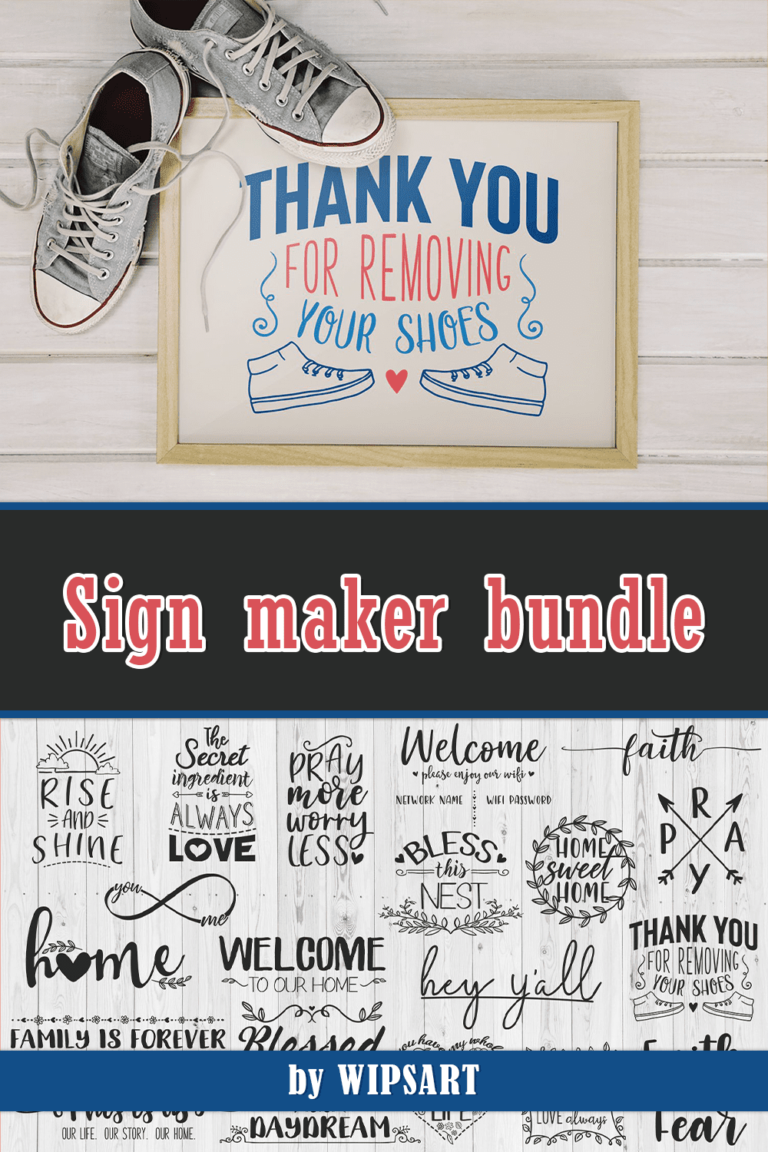 Sign Maker Bundle - Includes 20 Designs, Quote Sign SVG – MasterBundles