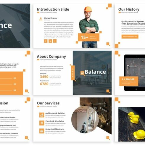 Balance - Construction Powerpoint | Master Bundles