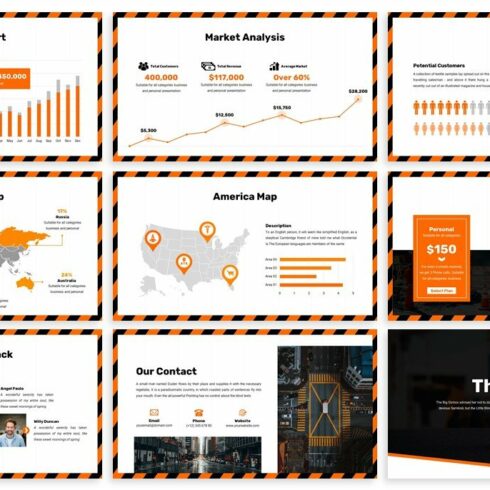 Builder - Construction Powerpoint | Master Bundles