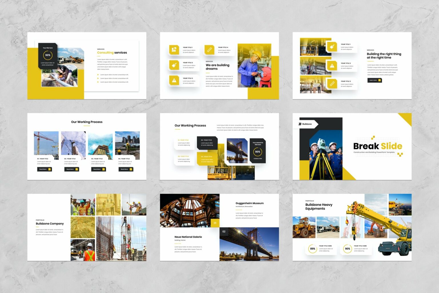 Construction PowerPoint Template – MasterBundles