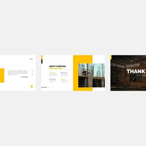 Constima Construction Presentation | Master Bundles