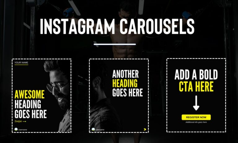 200 Fitness Canva Templates Bundle For Social Media | useful for GYM ...