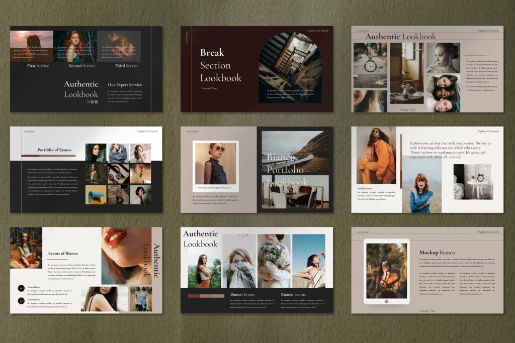 Bianco - Aesthetic Powerpoint Template – MasterBundles