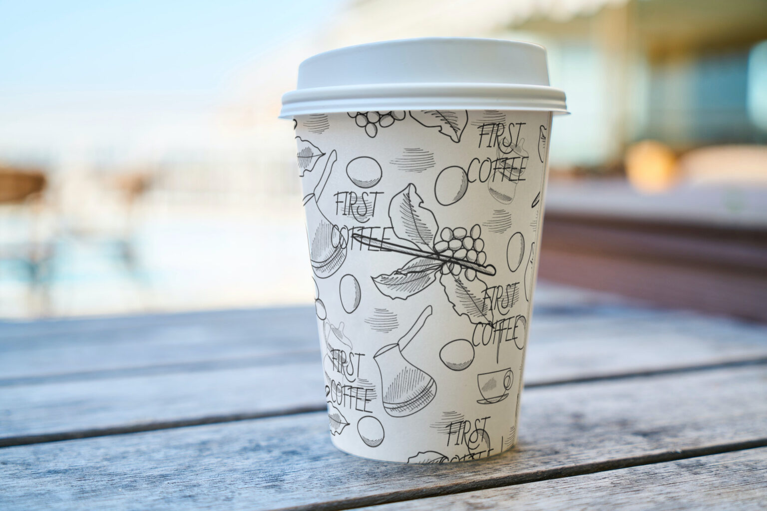 4 coffee seamless patterns - MasterBundles