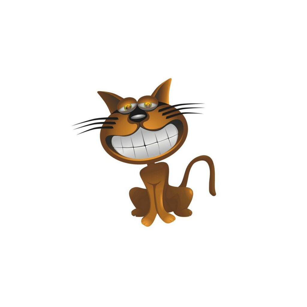 Funny golden cat logo | MasterBundles
