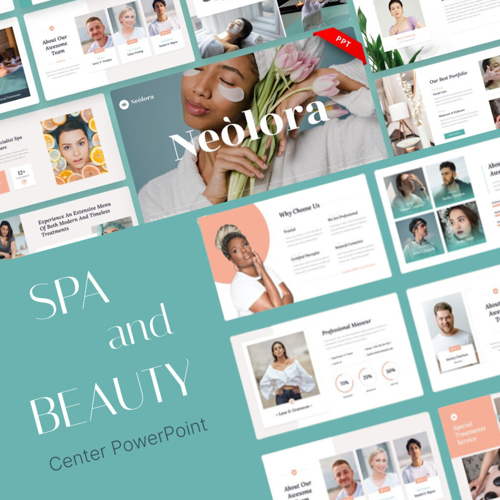 Spa and Beauty Center PowerPoint – MasterBundles