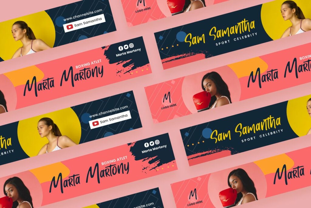 Sport Youtube Cover Template – MasterBundles