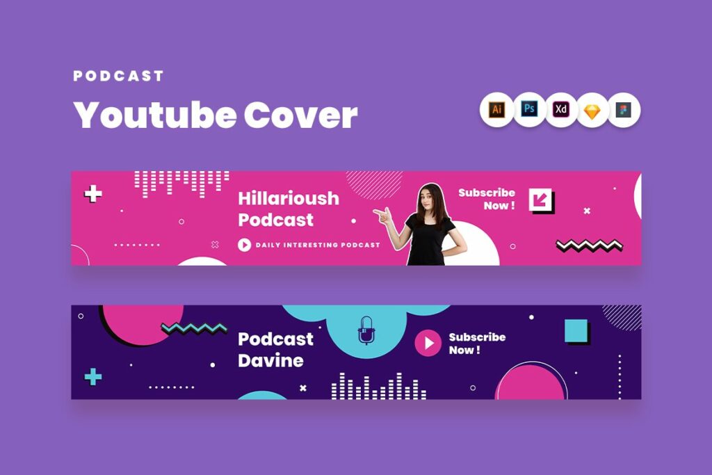 Podcast Youtube Cover – MasterBundles