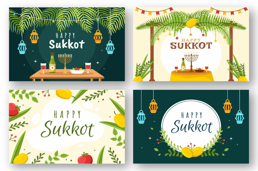 13 Jewish Holiday Sukkot Illustration - MasterBundles