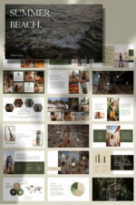 Summer Beach Powerpoint Template – MasterBundles