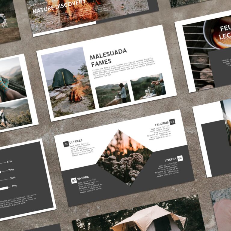 Summer Camp Powerpoint Template – MasterBundles
