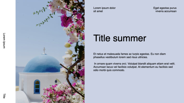 Summer Powerpoint Template – MasterBundles