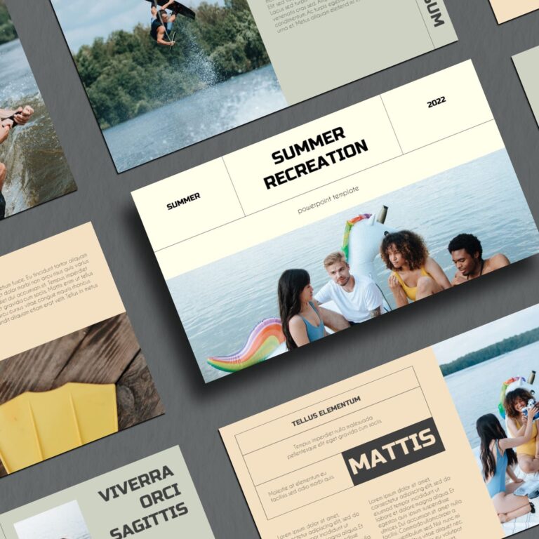 Summer Camp Powerpoint Template – MasterBundles