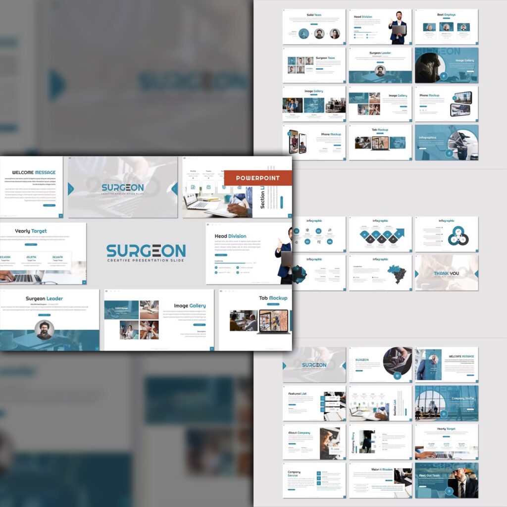 Surgeon - Business Powerpoint Template – MasterBundles