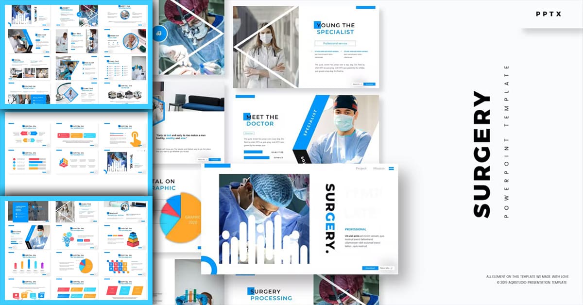 Surgery Powerpoint Template 150+ Total Slides – MasterBundles