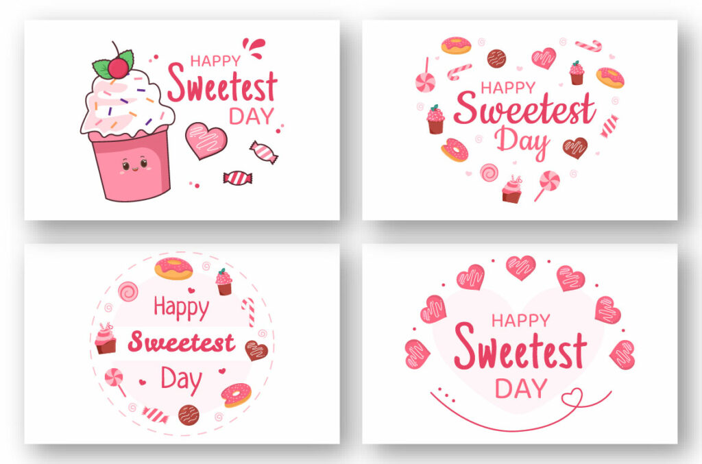12 Happy Sweetest Day Illustration - MasterBundles