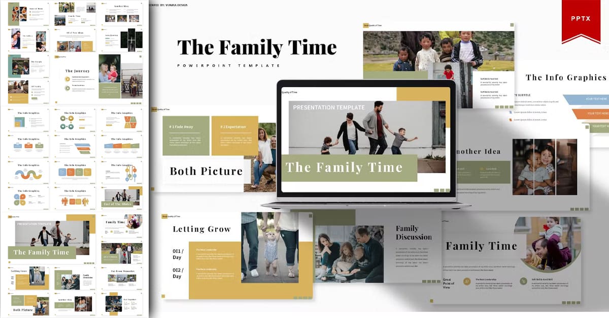 The Family Time Powerpoint Template – MasterBundles