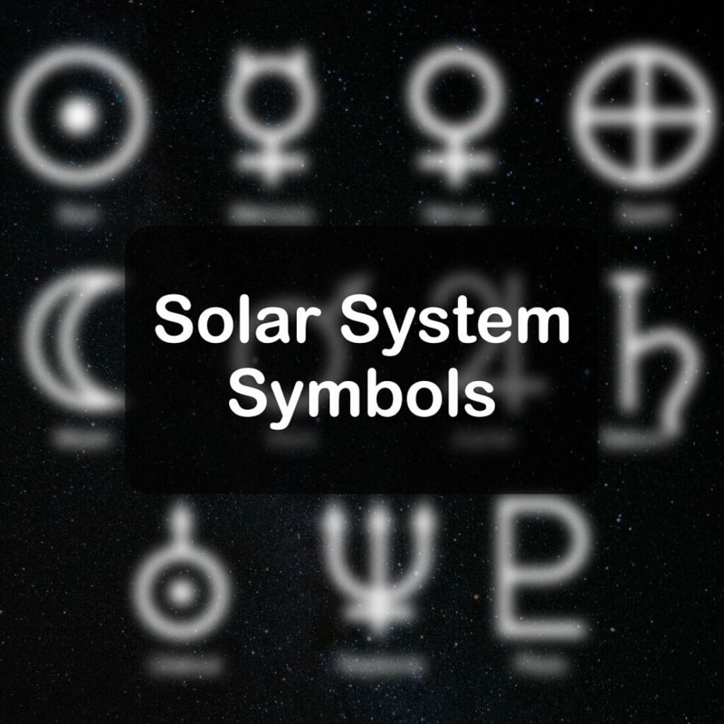 Bundle of Solar System Symbols - MasterBundles