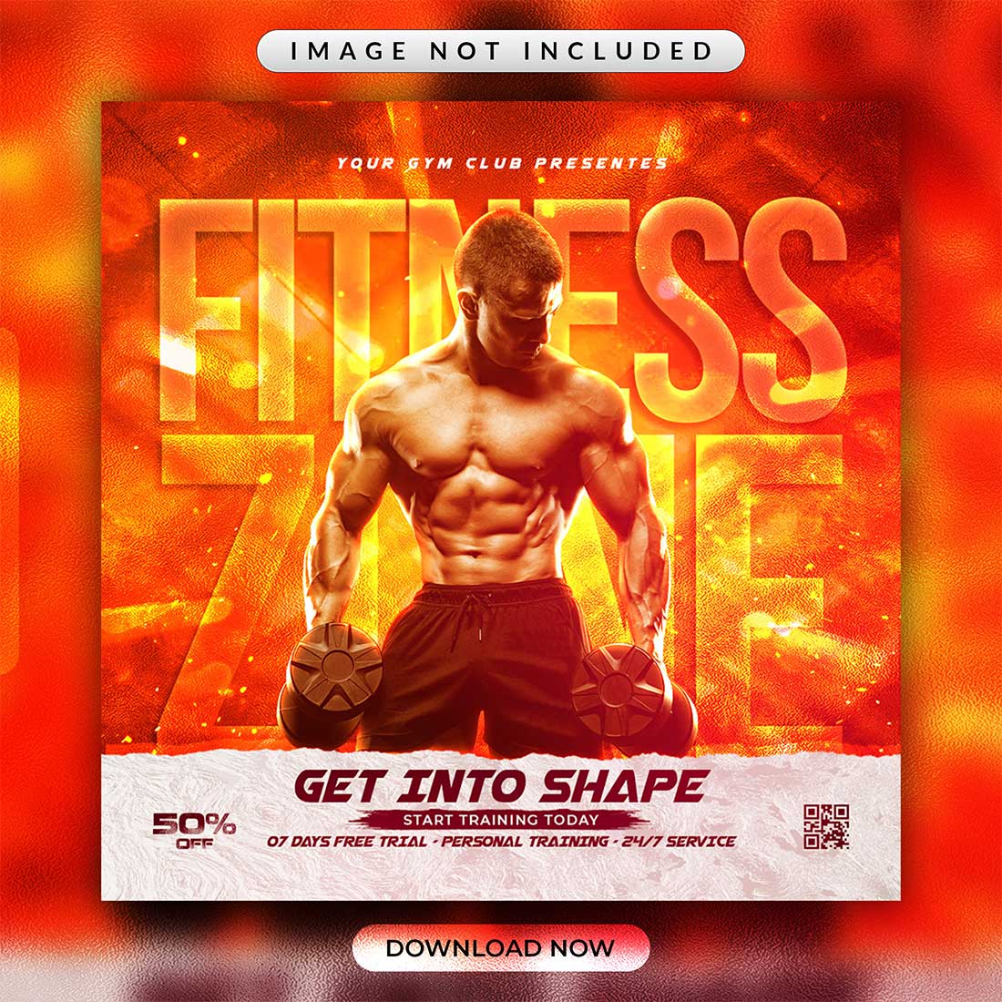 9 Fitness and Gym Banners Only $9 - MasterBundles