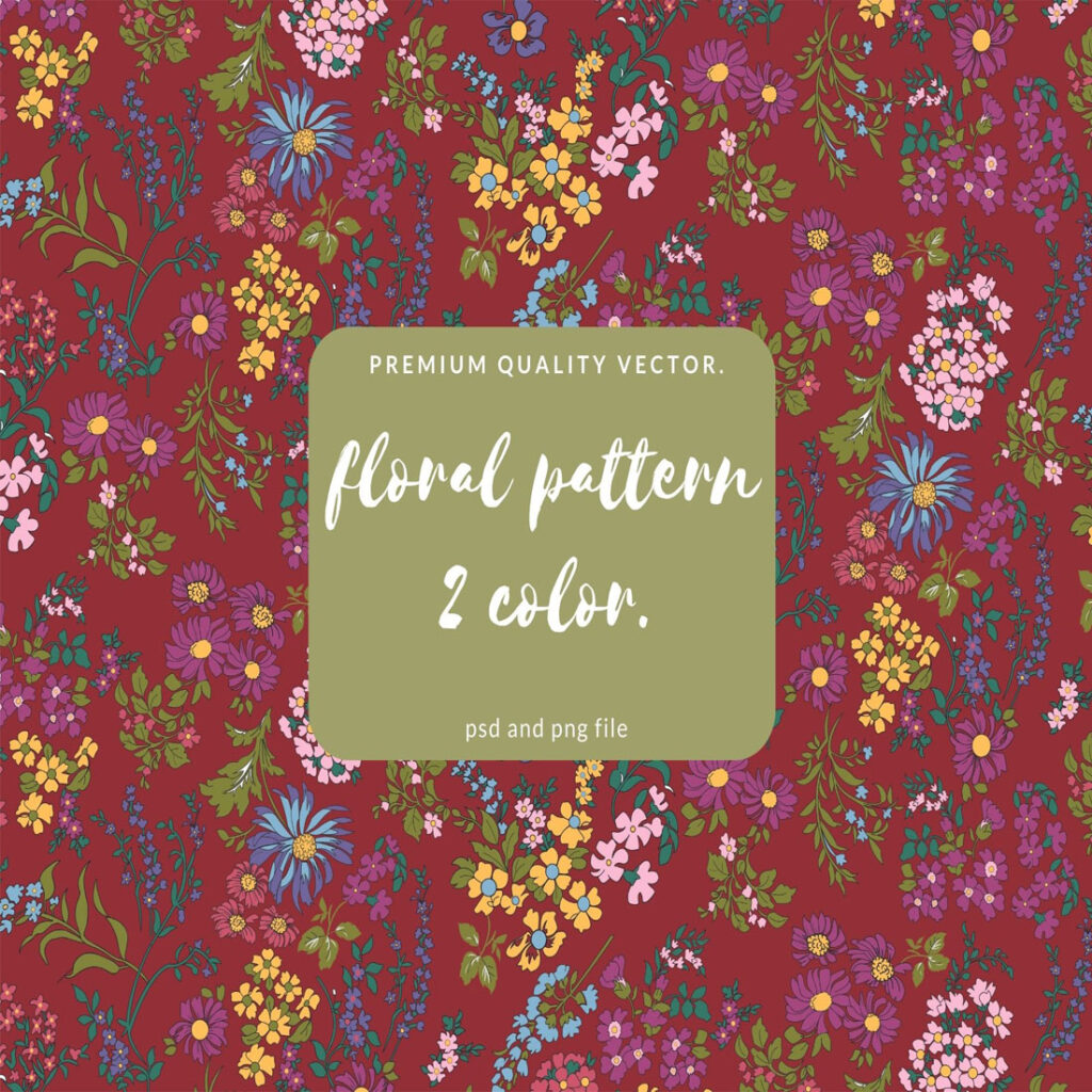 Seamless Floral Pattern Super High-Res Pattern-only $ 5 | MasterBundles