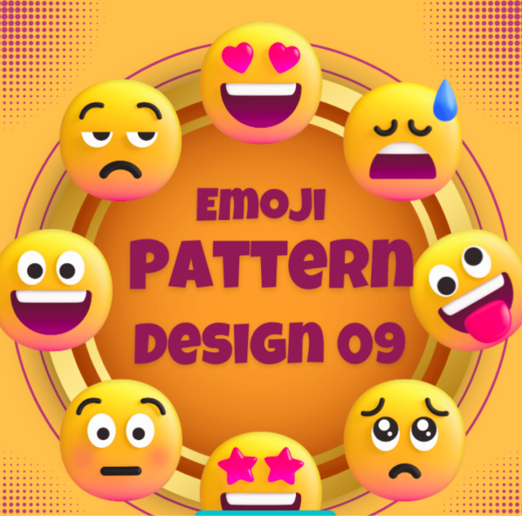 Emoji pattern , emoji pattern design , pattern design , pattern bundle ...