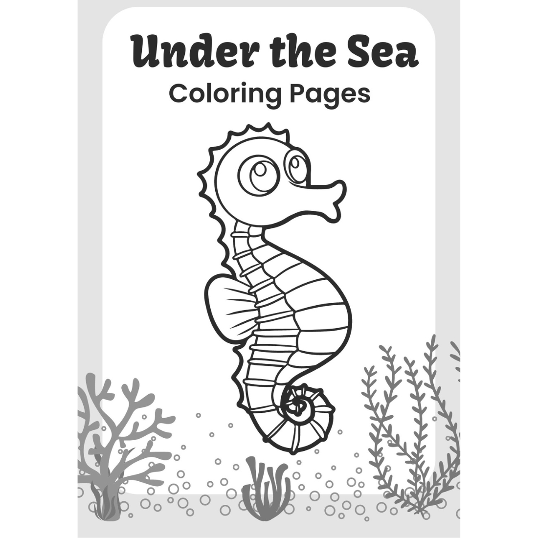 Under the Sea-Coloring Pages - MasterBundles