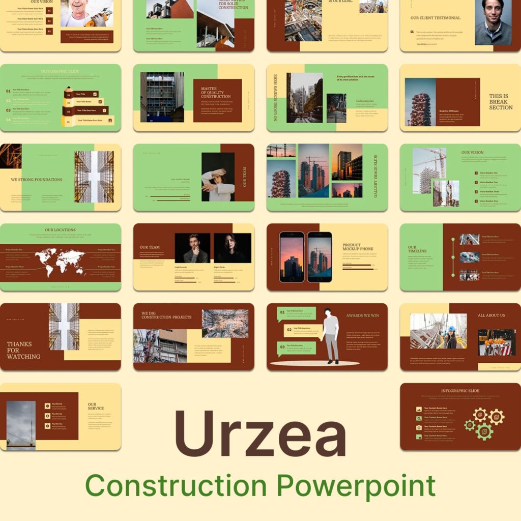 Constructa - Construction Powerpoint Template – MasterBundles