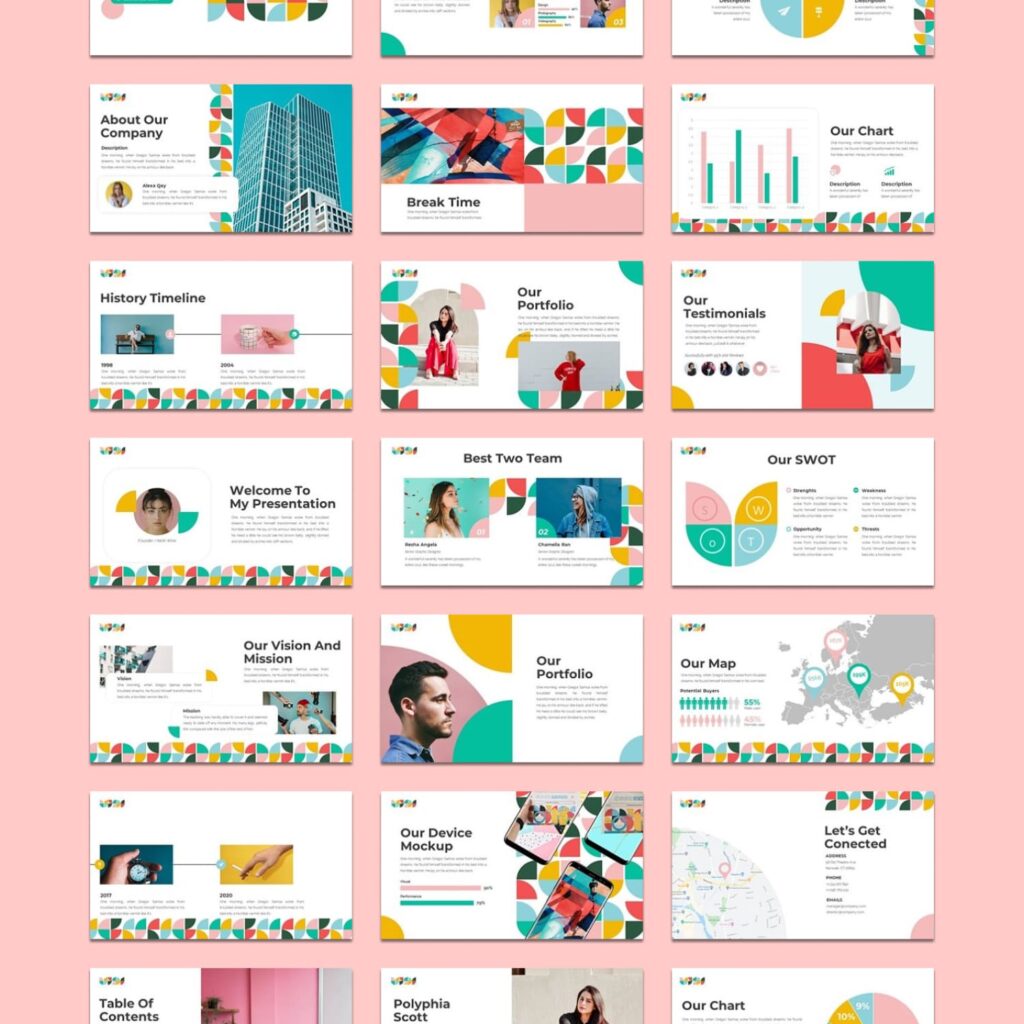 Vidialdi - Geometric Powerpoint – MasterBundles