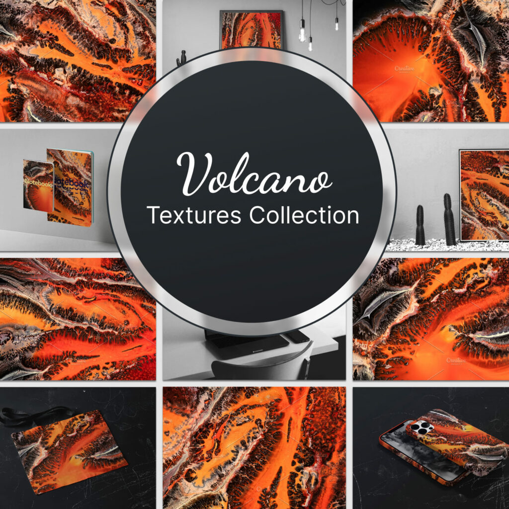 Volcano Textures Collection – MasterBundles