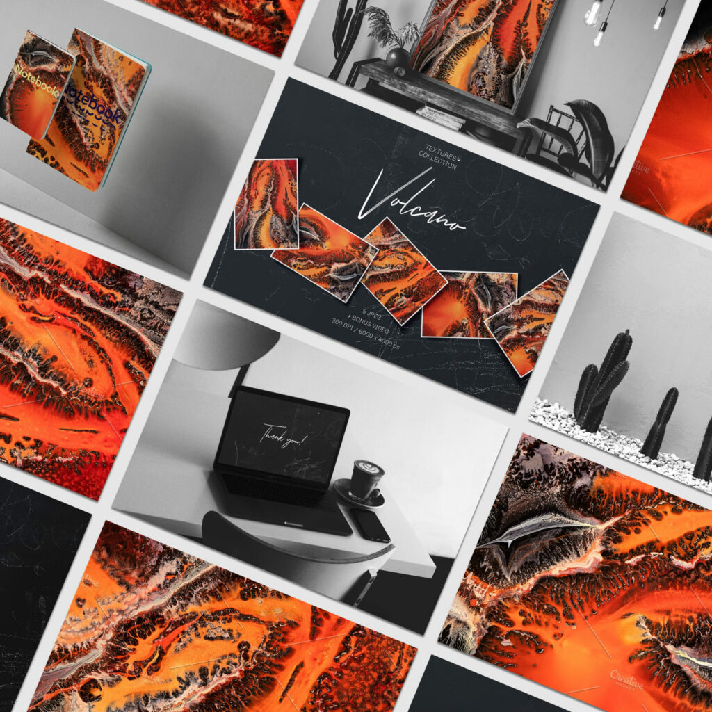 Volcano Textures Collection – MasterBundles