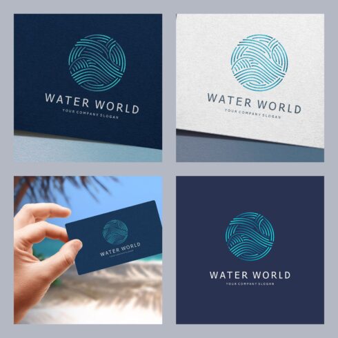 Water World Logo – MasterBundles