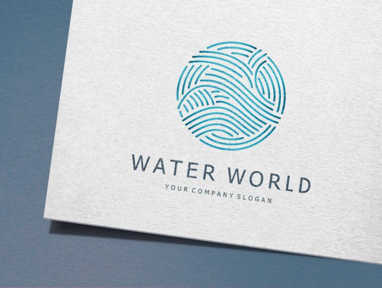 Water World Logo – MasterBundles