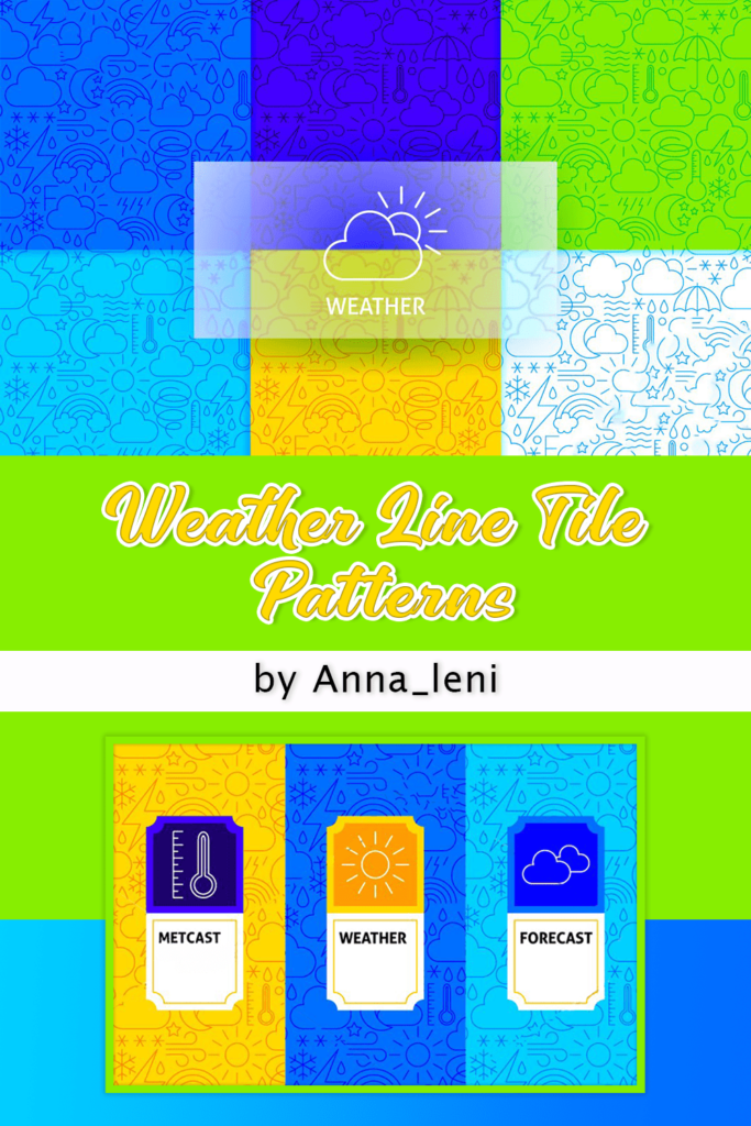 Weather Line Tile Patterns – MasterBundles