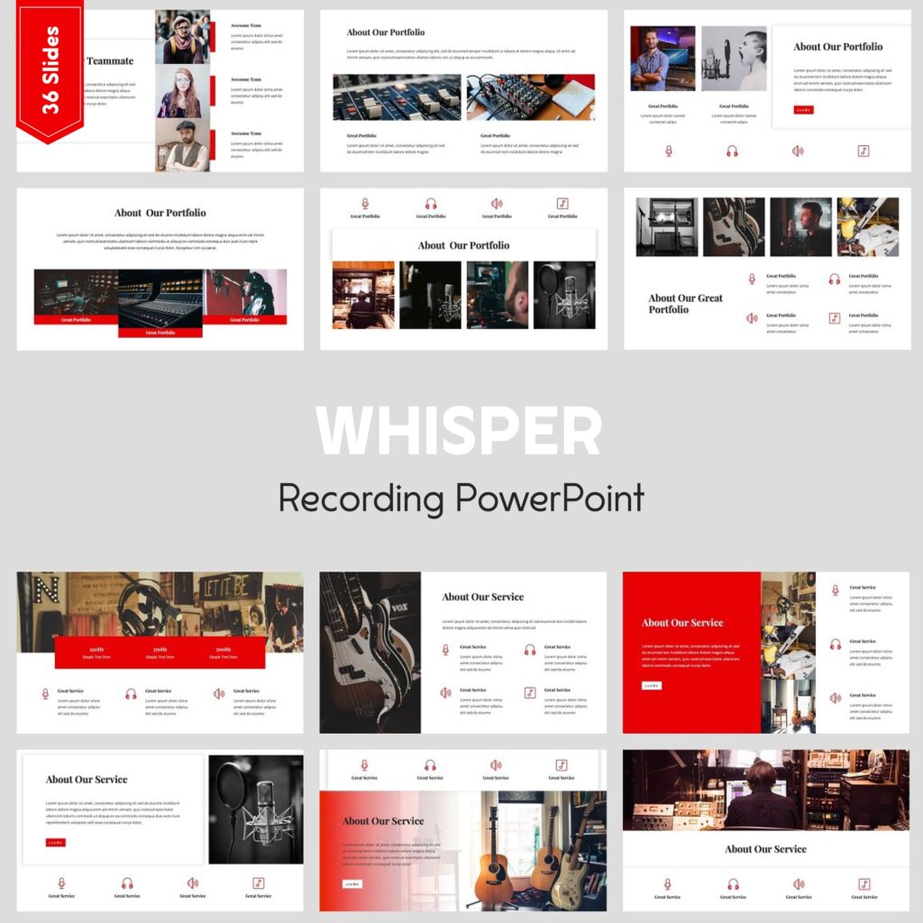 Rawr - PowerPoint Template | Master Bundles