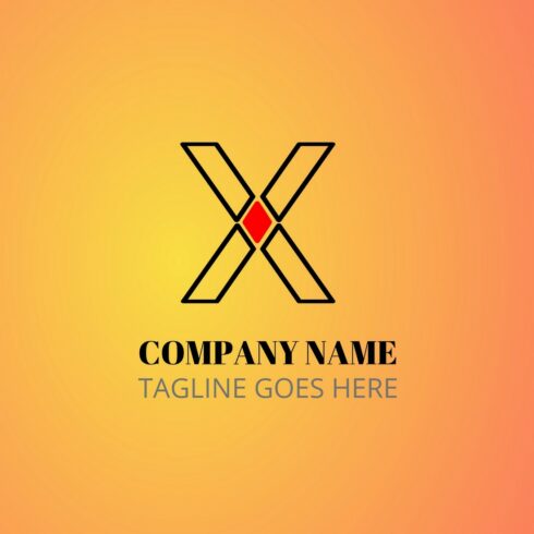 X Letter Logo Template - MasterBundles