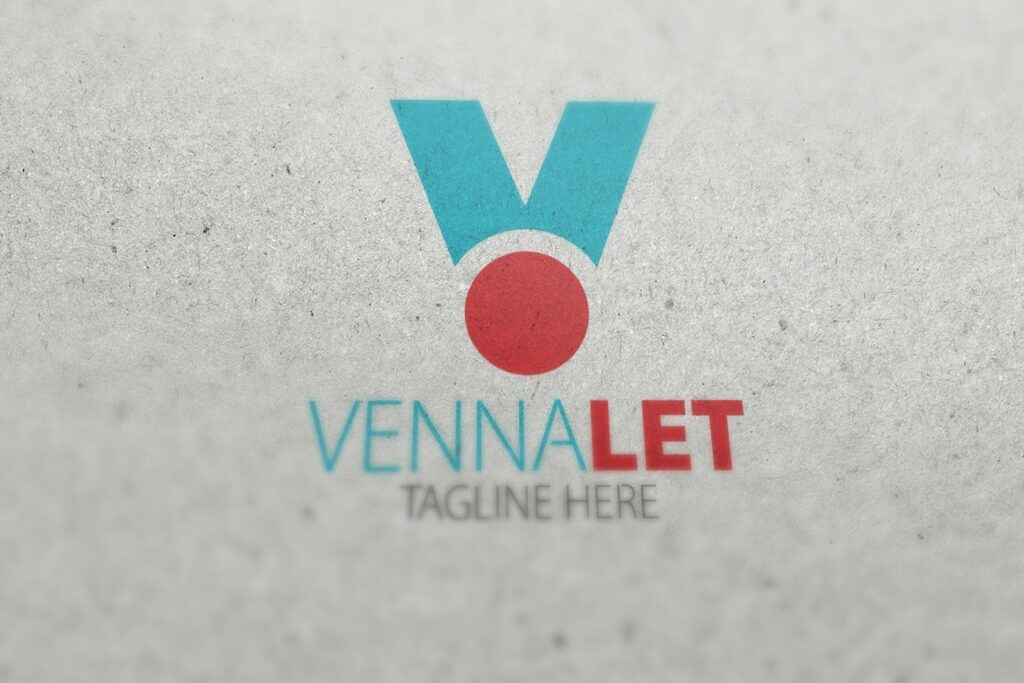 Venna V Letter Logo – MasterBundles