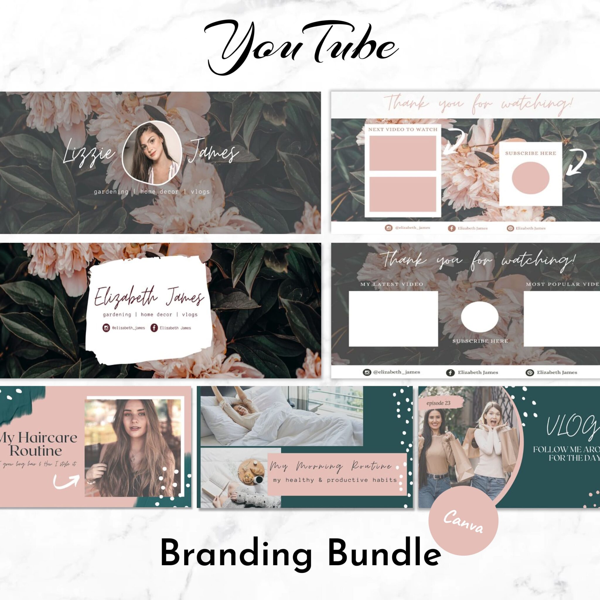YouTube Branding Bundle - Canva – MasterBundles