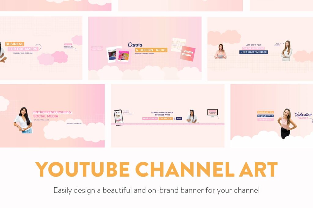 Youtube Branding Templates Pack – MasterBundles