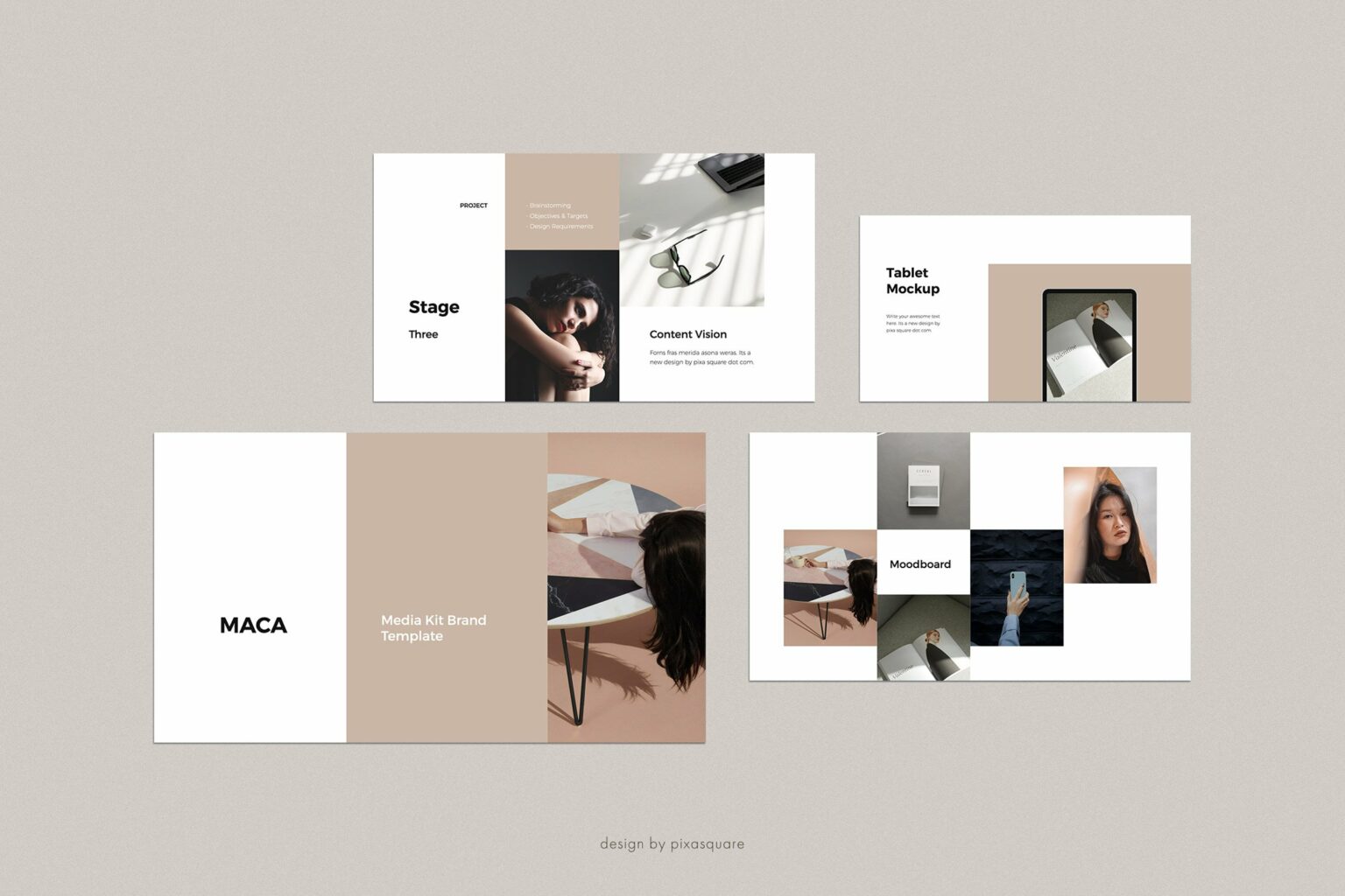 MACA - Powerpoint Media Kit Template – MasterBundles